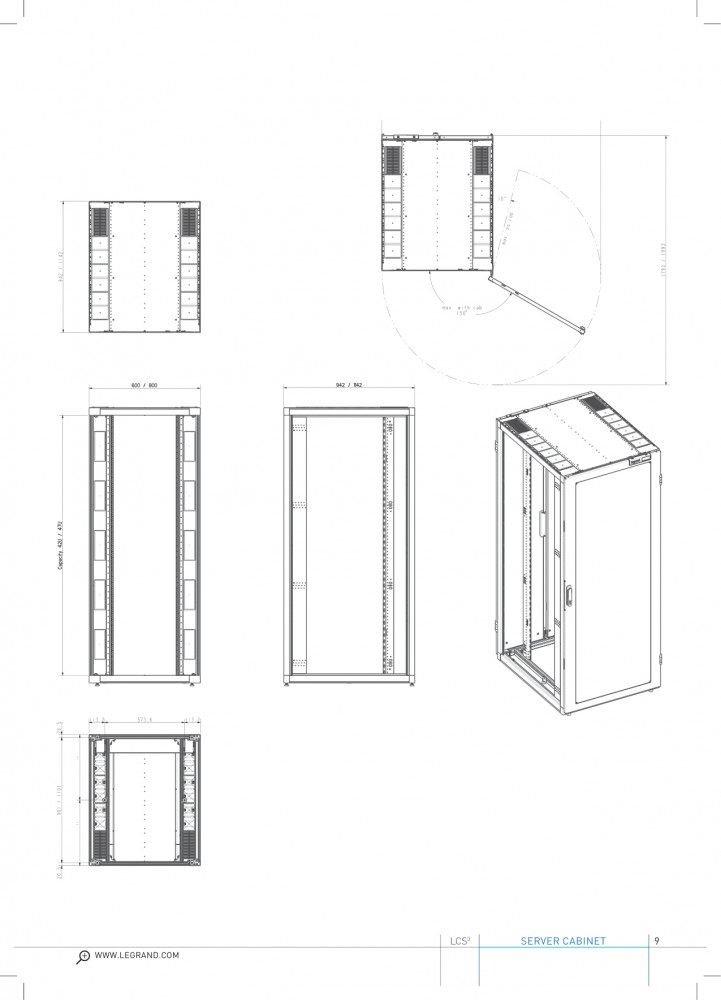 Legrand LCS3 technical document page 9