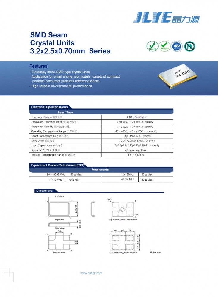 Y322524MDBCX technical document page