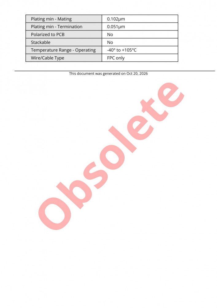 MOLEX 5019122190 document image, page 3