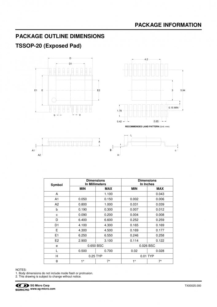SGM4863 datasheet page 10