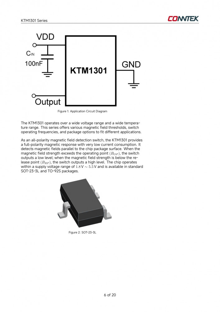 KTM1301 datasheet page 6