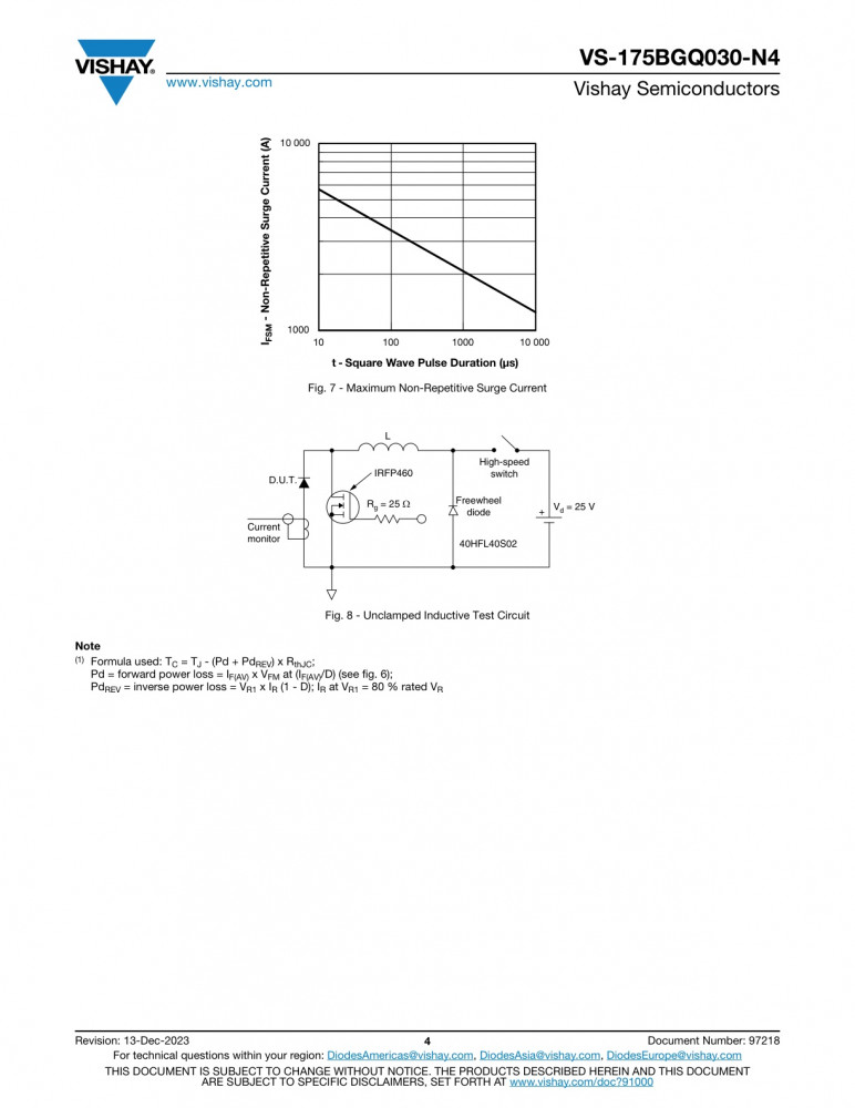 VS-175BGQ030 datasheet page 4