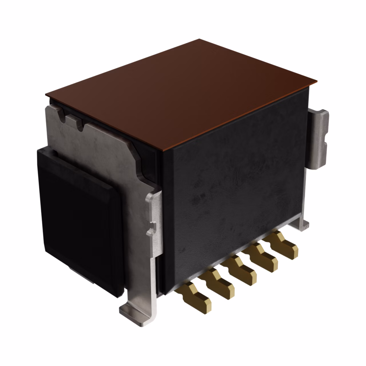 1.00mm Pitch, Rely-On PCB Header, Single Row, Vertical, Surface Mount, 0.38µm Gold (Au) Plating, Inner Positive Lock, 5 Circuits, Black for sale