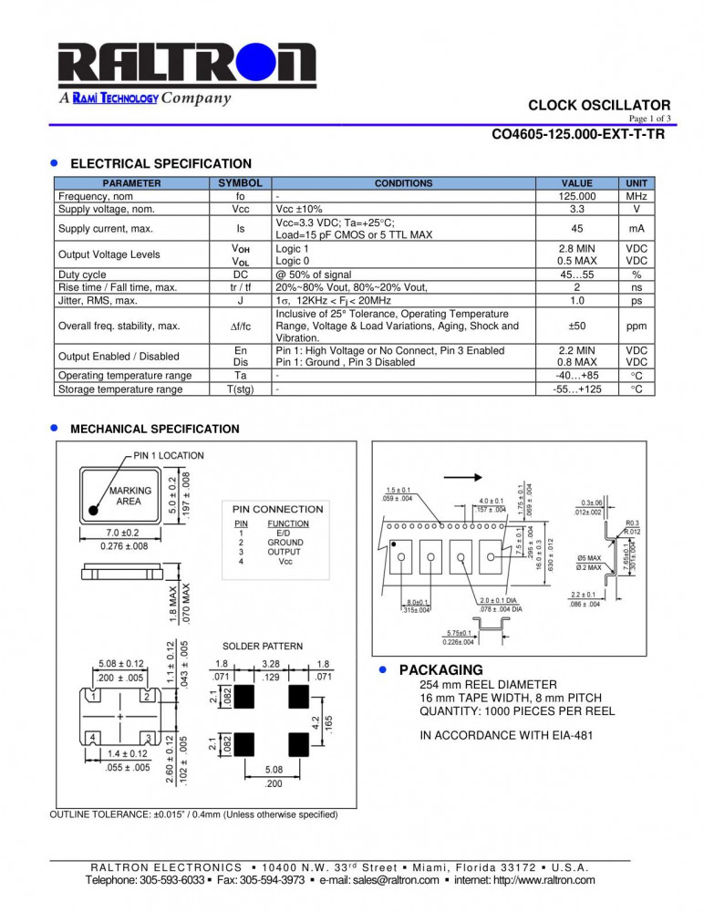 CO4605-125.000-EXT-T-TR technical document page 1