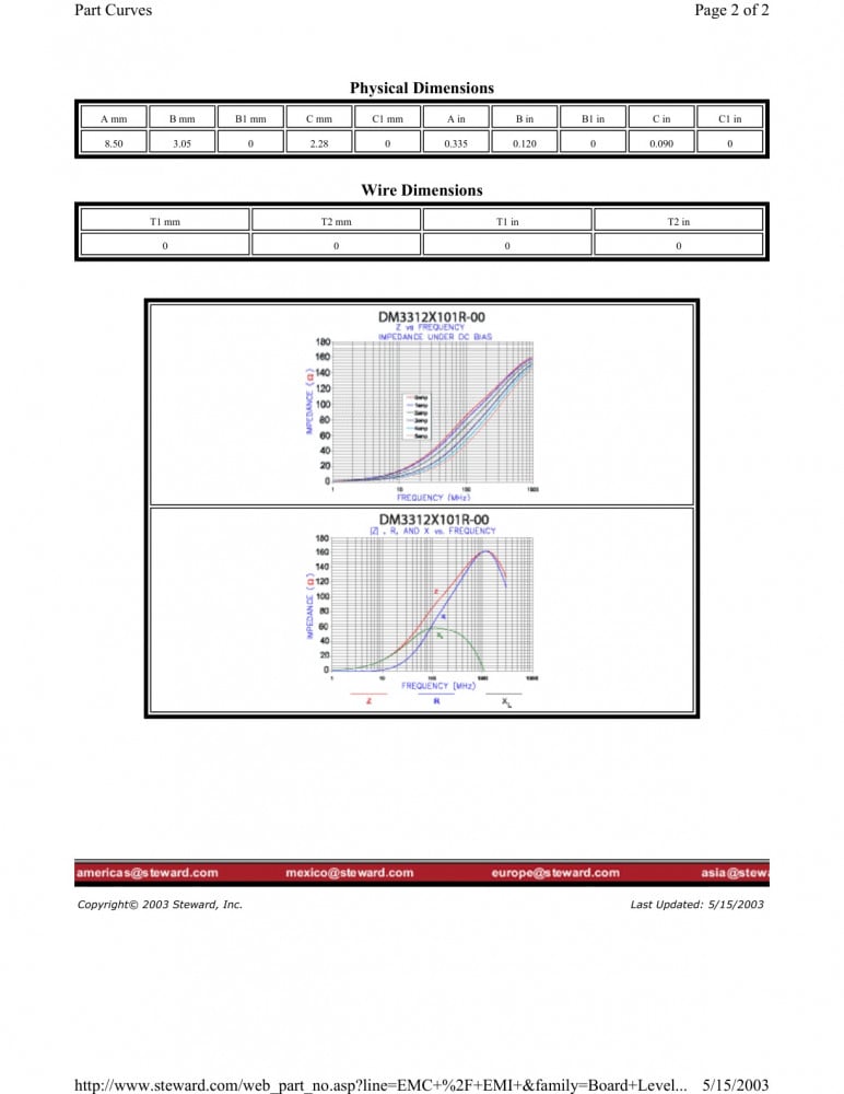 DM3312X101R-10 technical document page 2