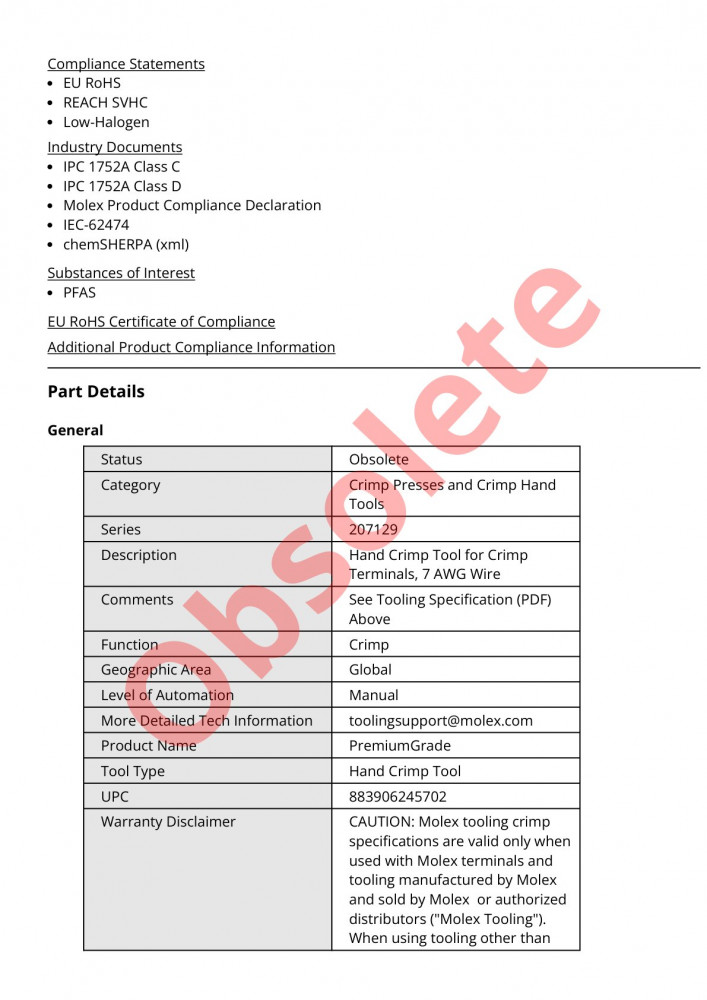 Tooling document preview, page 2