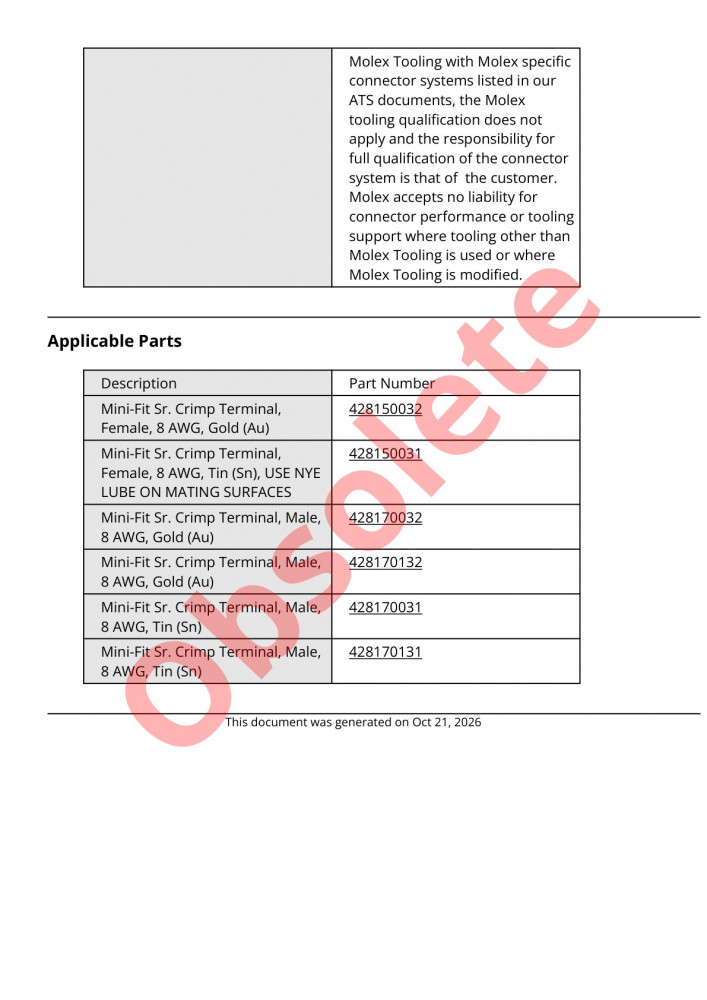 Tooling document preview, page 3
