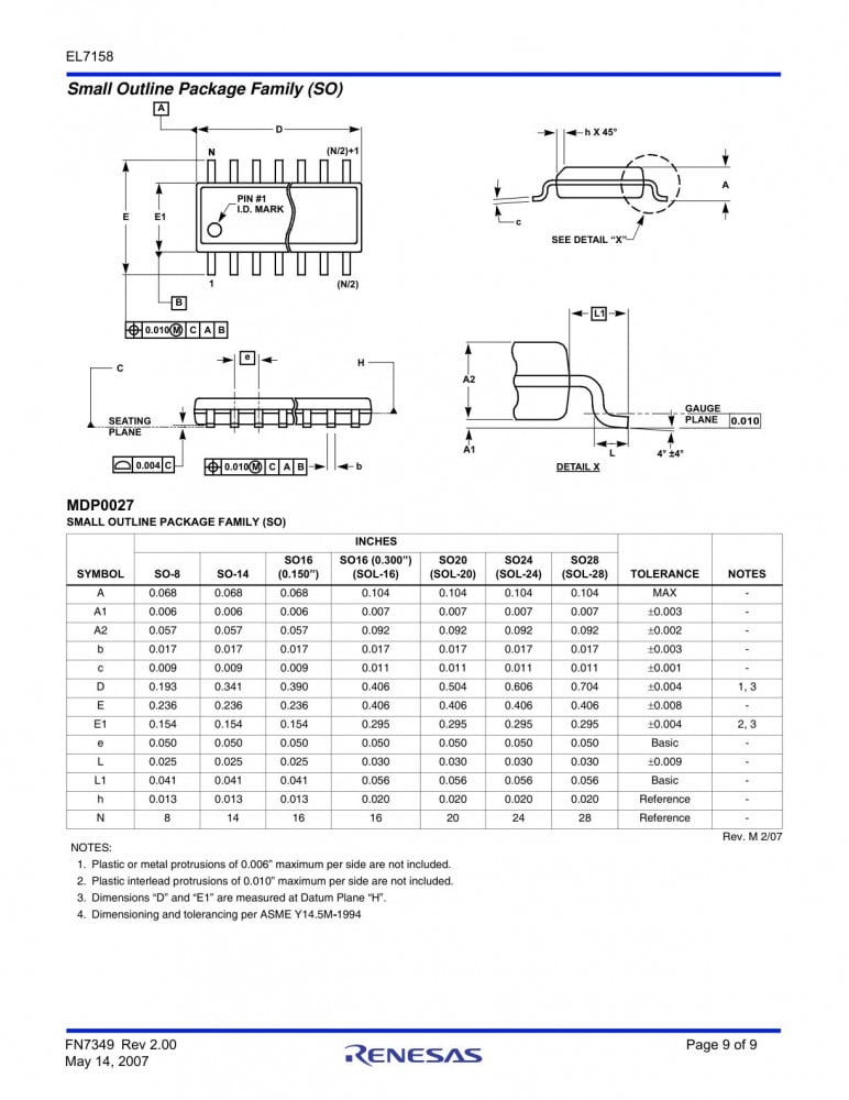EL7158 datasheet page 9