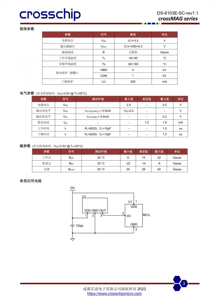 CC6103E datasheet page 3