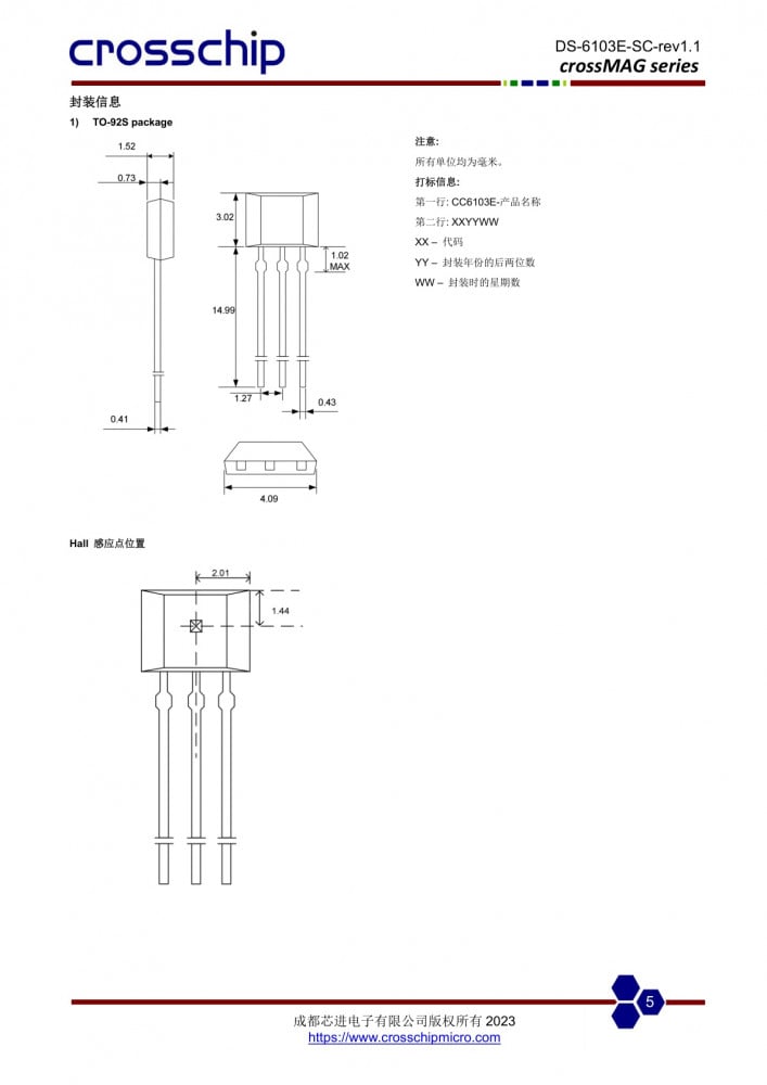CC6103E datasheet page 5