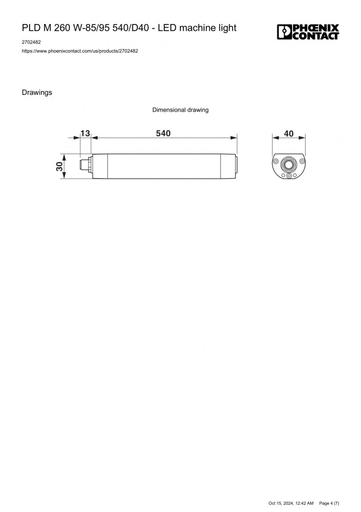Phoenix Contact 2702482 technical document page 4