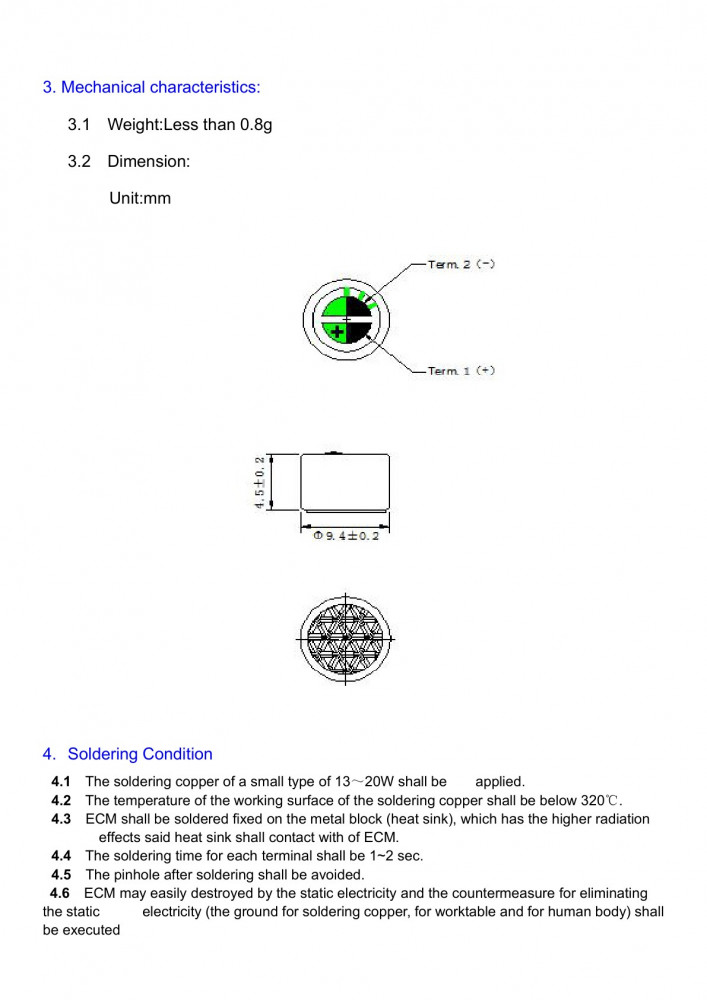 GMDO9445CST-47DB specification page 3