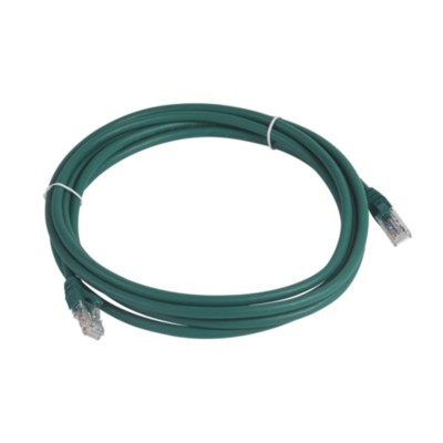 Patch cord RJ45 category 6A U/UTP LSZH green 3m for sale