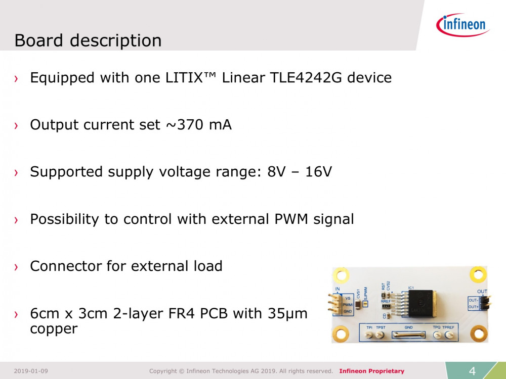 TLE4242G demoboard manual page 4