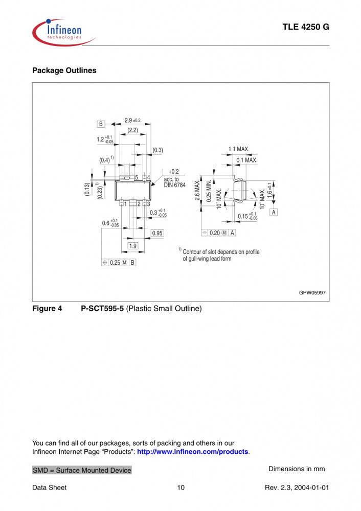 TLE4250G datasheet page 10