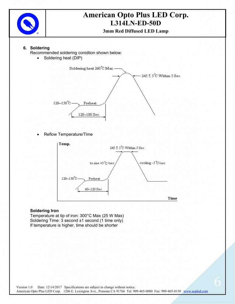 L314LN-ED-50D datasheet page 6