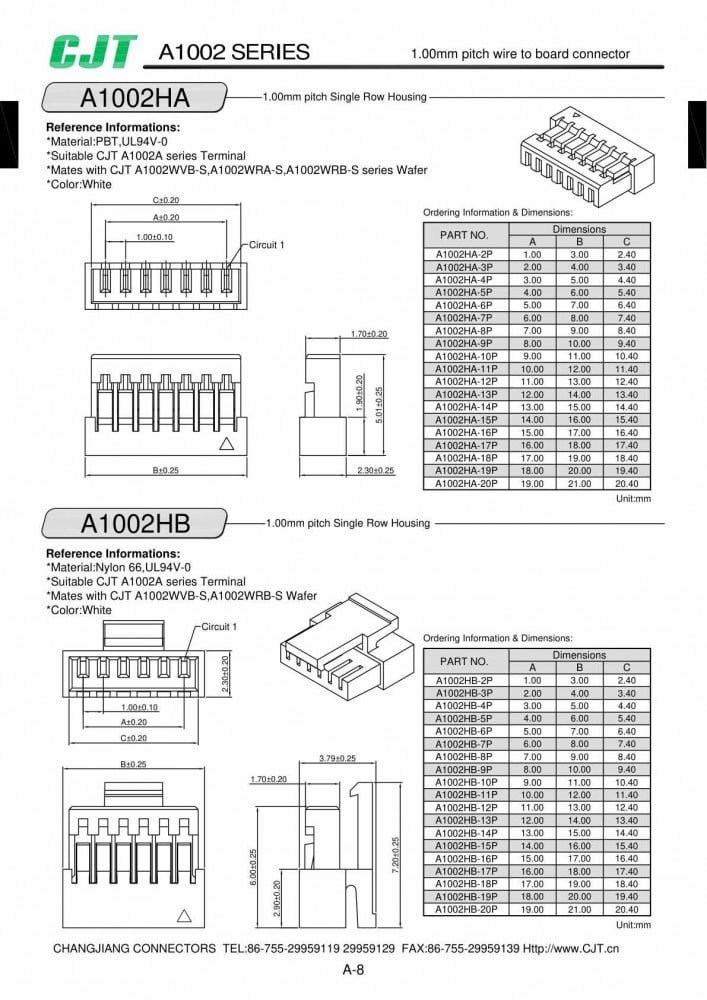 CJT A1002 series datasheet page 5
