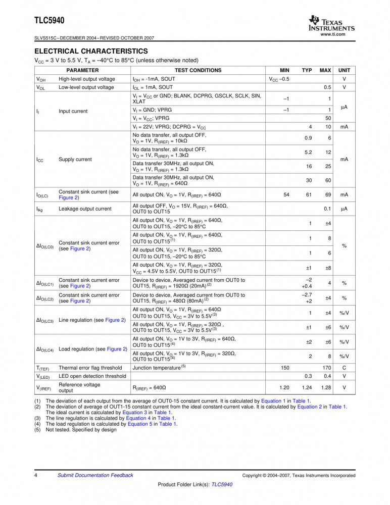 BOB-10616 technical document page 4