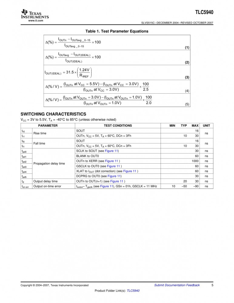 BOB-10616 technical document page 5