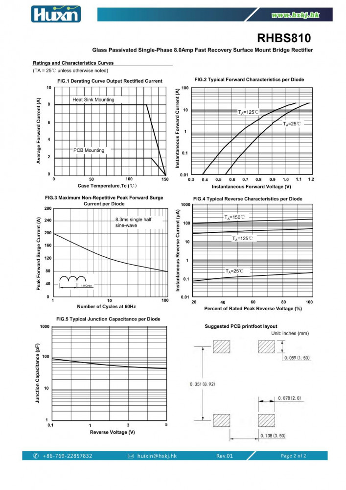 RHBS810 datasheet page 2
