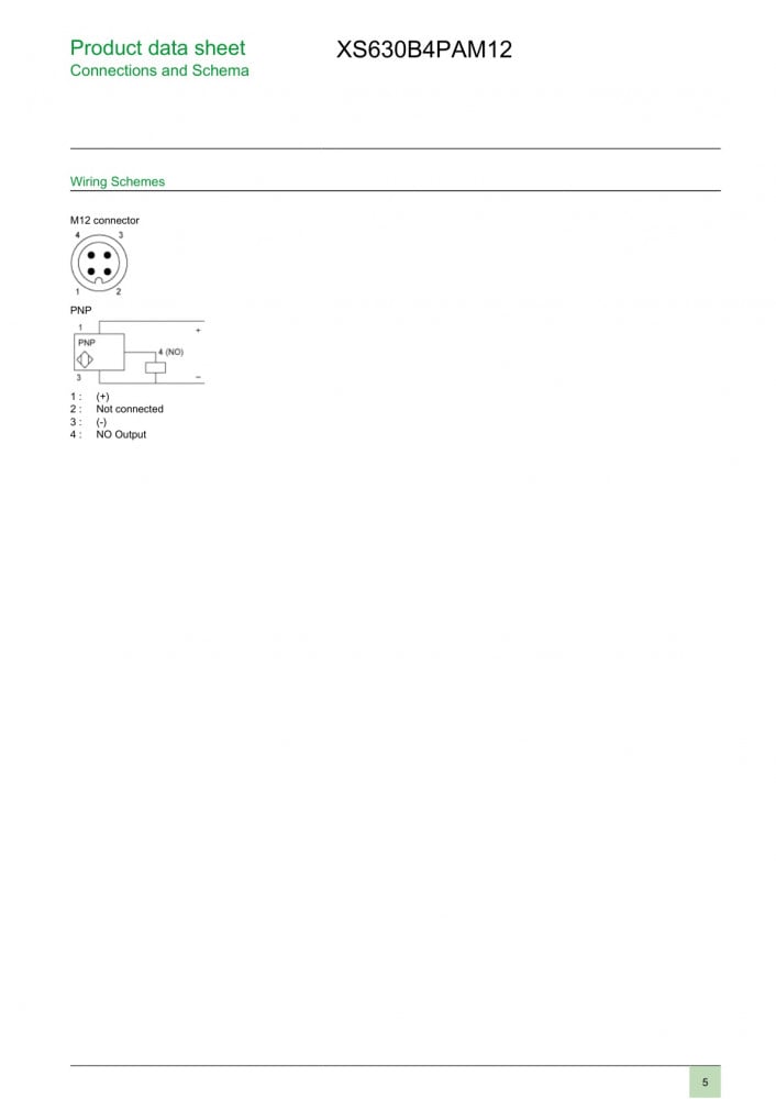 XS630B4PAM12 technical document page 5