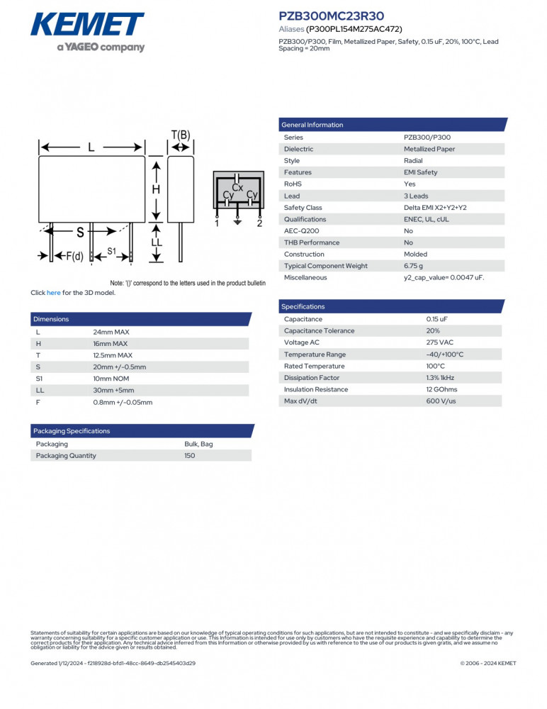 PZB300MC23R30 product document