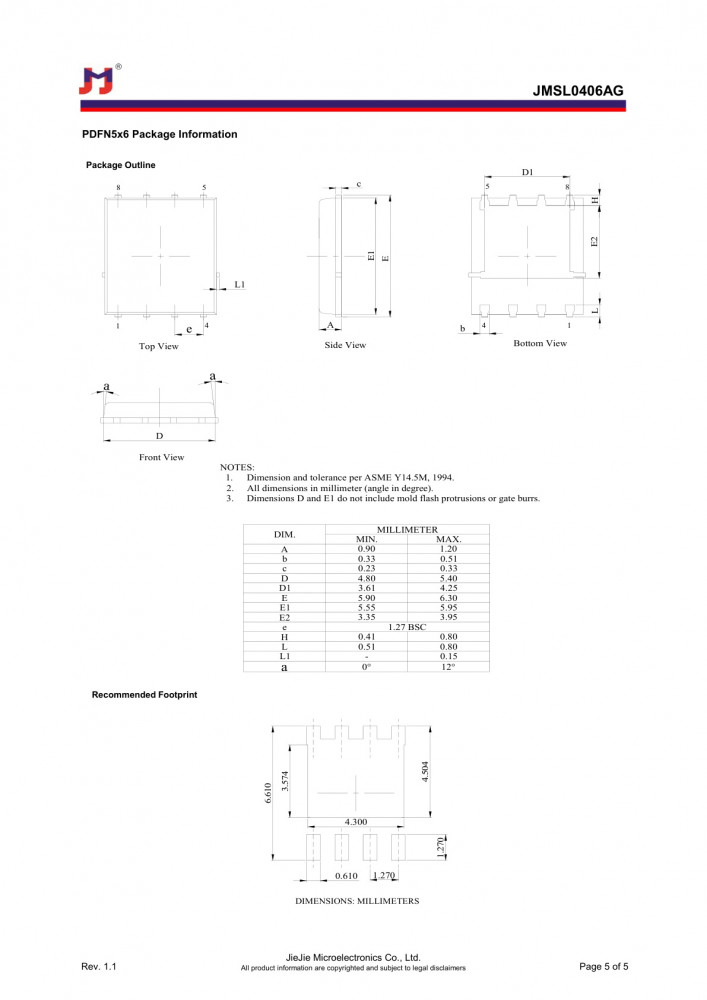 JMSL0406AG datasheet page 5