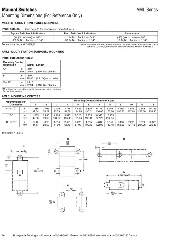 Honeywell AML manual page 7