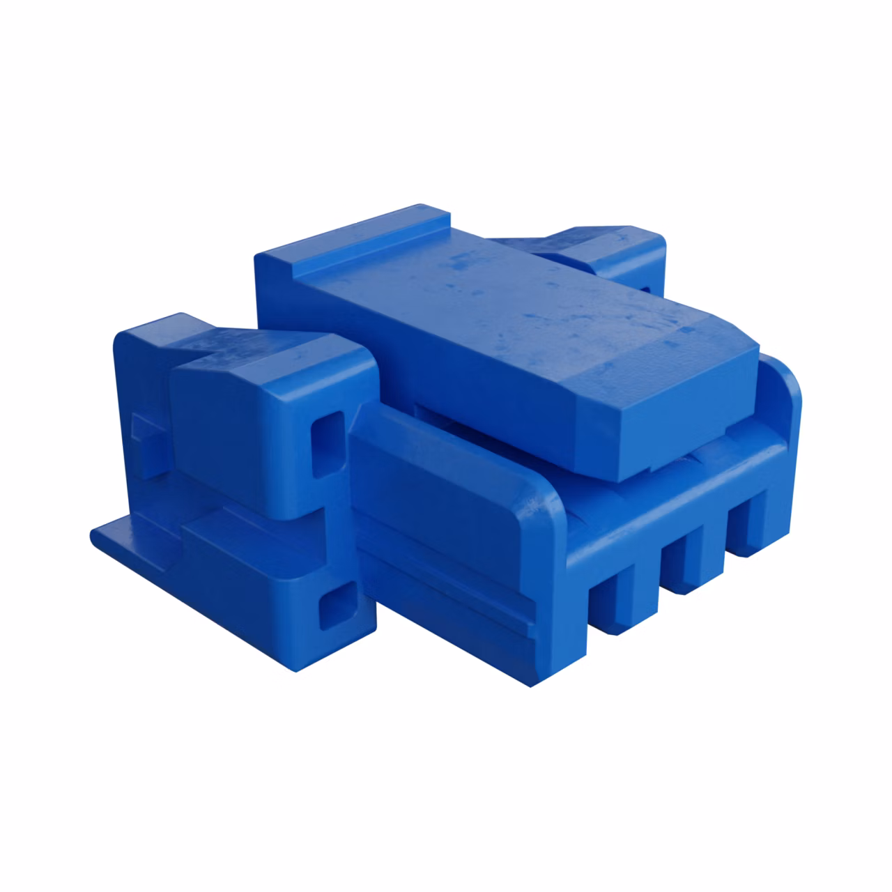 Micro-Lock Plus TPA Type Receptacle Housing, 1.25mm Pitch, Single Row, Positive Lock, 3 Circuits, Blue for sale