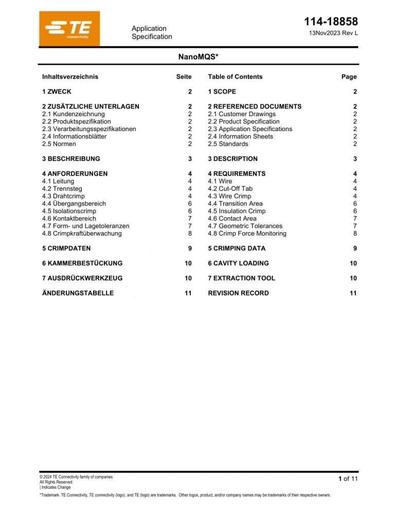 NanoMQS specification page 1