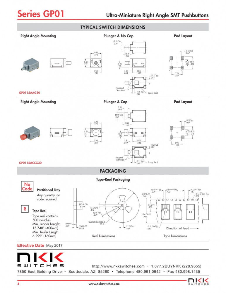 GP01 series technical document, page 4