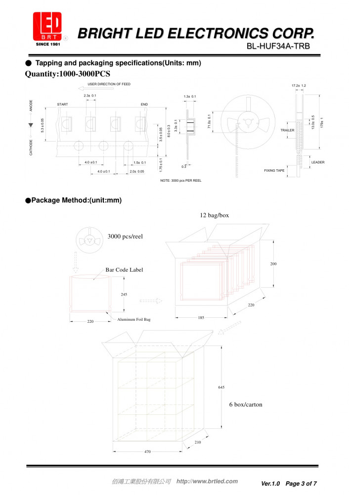 BL-HUF34A-TRB datasheet page 4