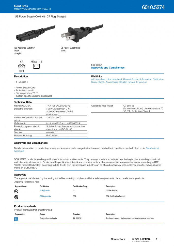 6010.5274 product document page 1