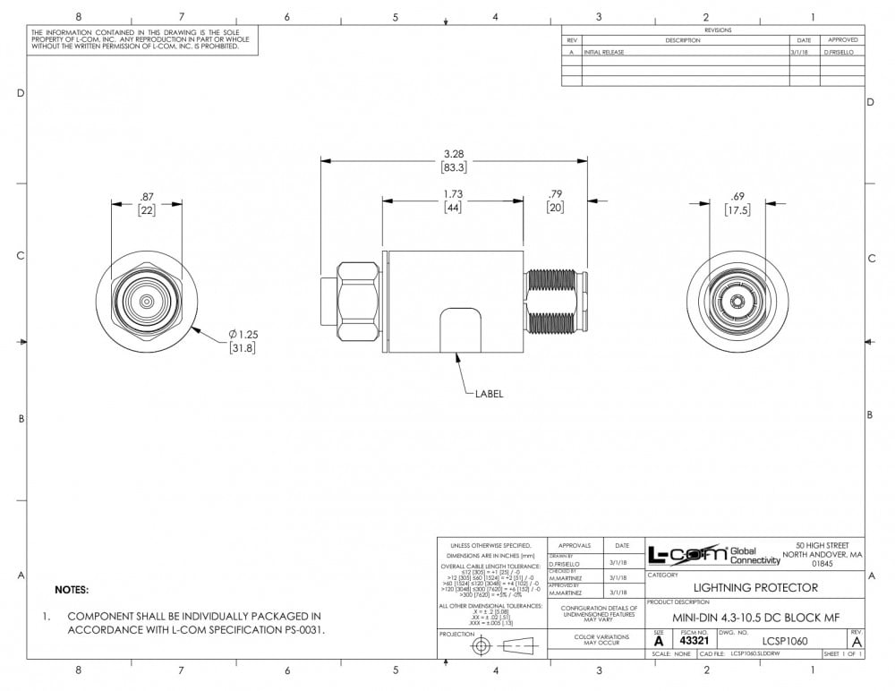 LCSP1060 technical document page