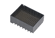 Impact 100 Ohm 5 Pair Vertical Backplane Header, Unguided, Dual Endwall,  16 Columns, 240 Circuits, Pin Length 4.50mm, Plated Through Hole Dimension 0.39mm, Lead-Free for sale