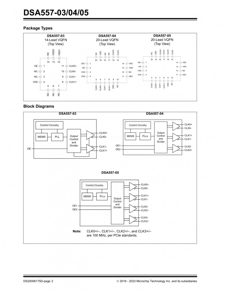 DSA557 datasheet page 2