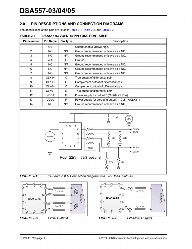DSA557 datasheet page 6