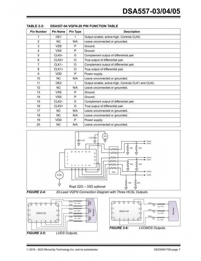 DSA557 datasheet page 7