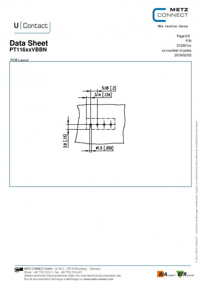 METZ CONNECT 31220103 datasheet page 5