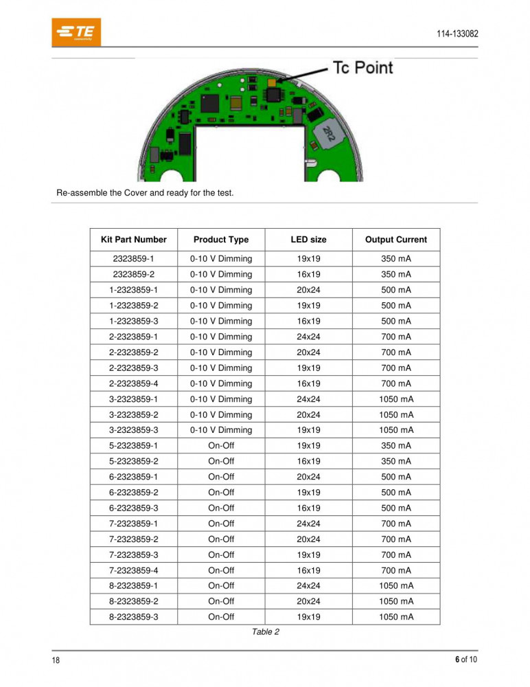 Technical document page 6