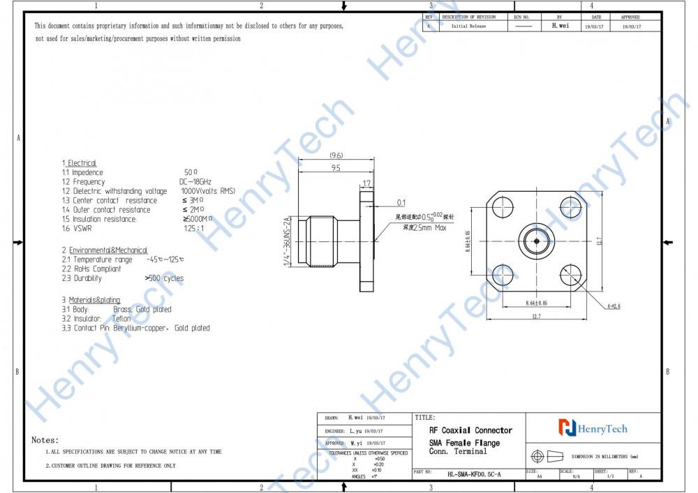 HL-SMA-KFD0.5C-A technical document preview