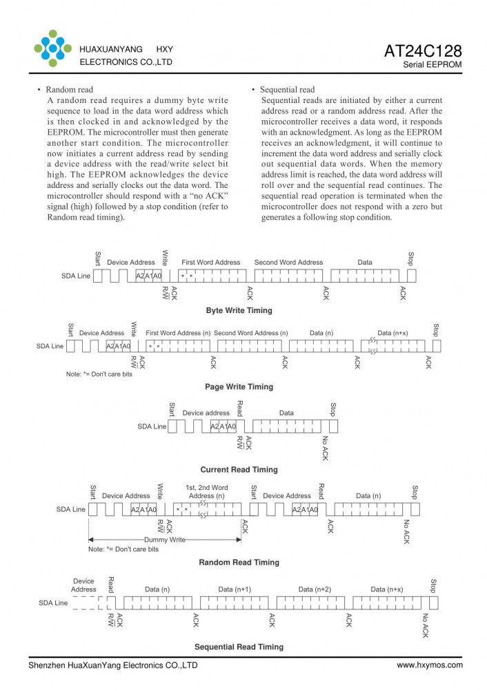 AT24C128-HXY datasheet page 6