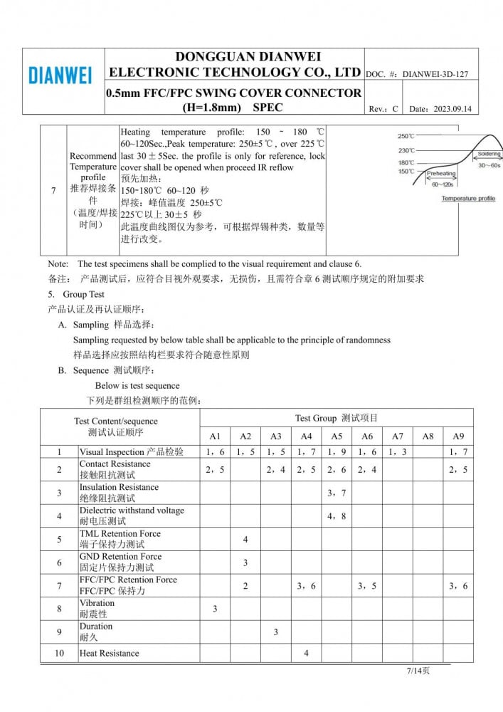 DIANWEI 8.15A0.006200 specification page 10