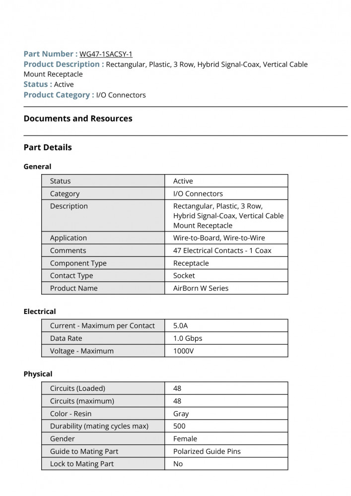 WG47-1SACSY-1 document image, page 1