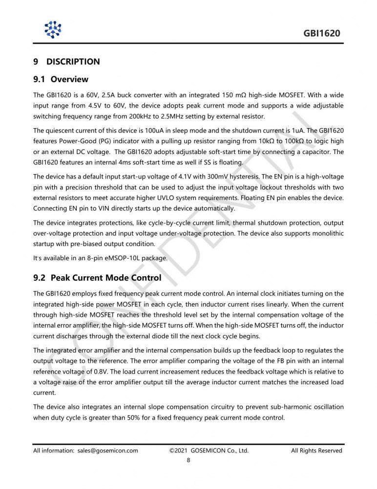 GBI1620MOAR datasheet page 8