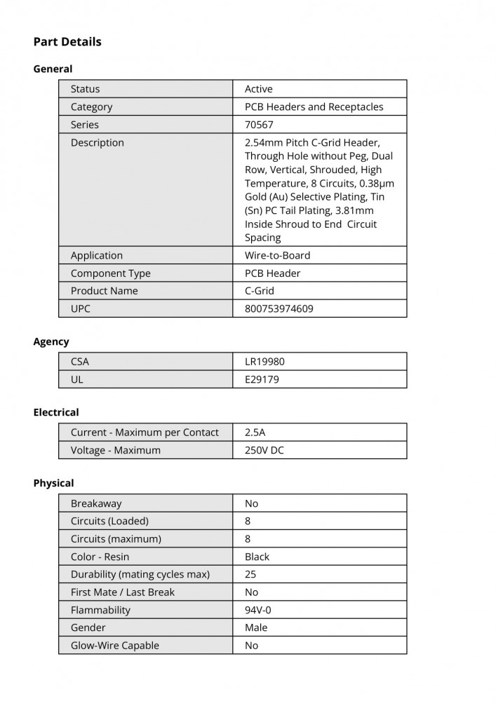MOLEX 15800089 technical document image 2