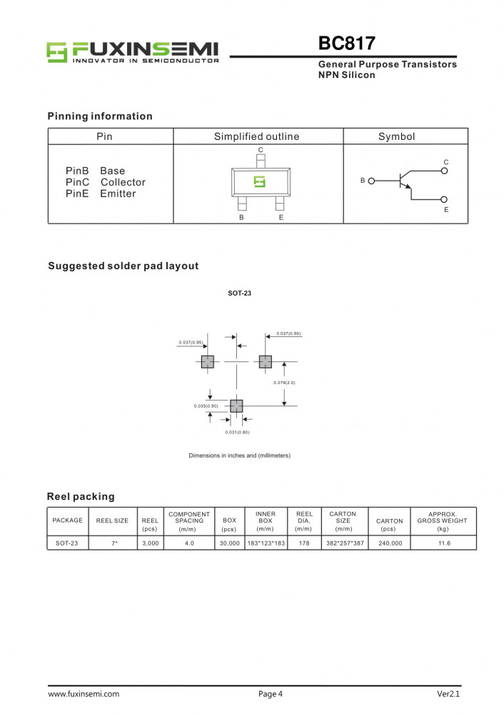 BC817-25 datasheet page 4