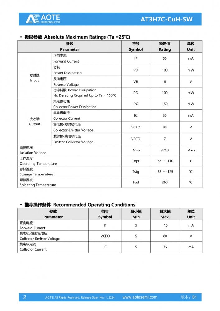 AT3H7C-CuH-SW datasheet page 3
