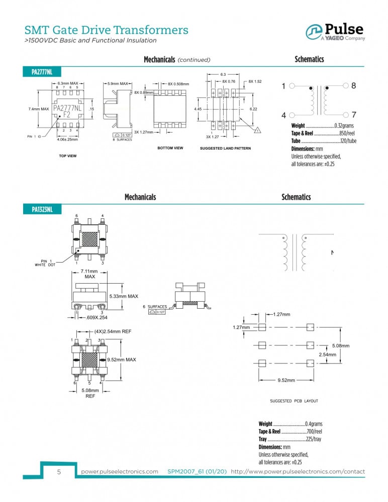 P0544NL datasheet page 5