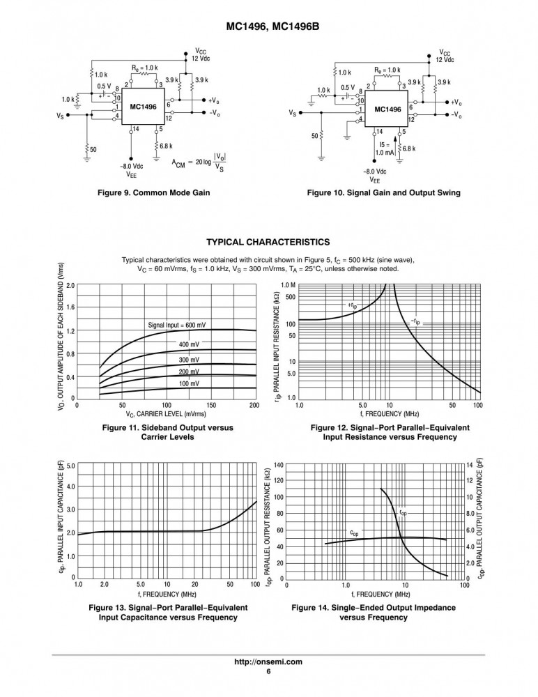 MC1496 technical document page 6